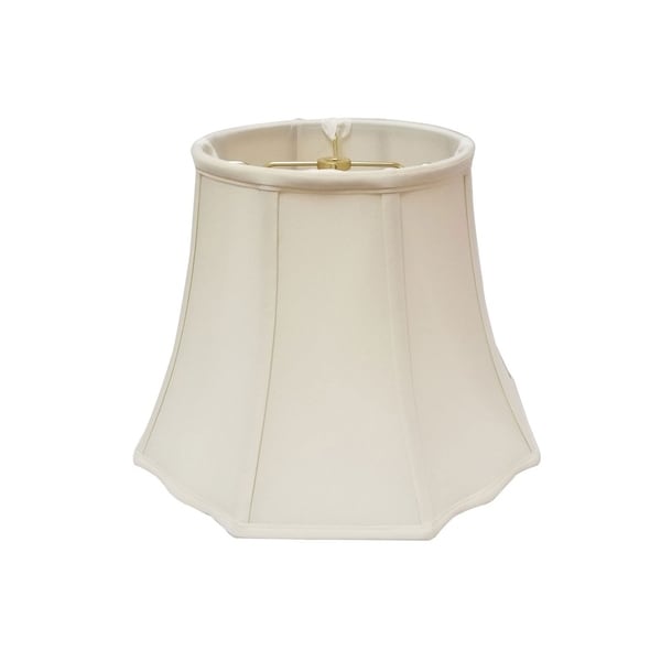 Royal Designs Flare Bottom Outside Corner Scallop Beige Lamp Shade, 6.5 ...
