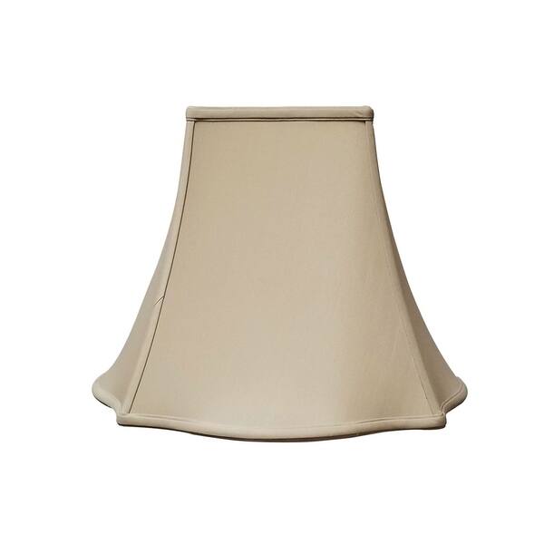 Royal Designs Fancy Square Bell Beige Lamp Shade, 5 x 12 x 9.75 - Bed ...