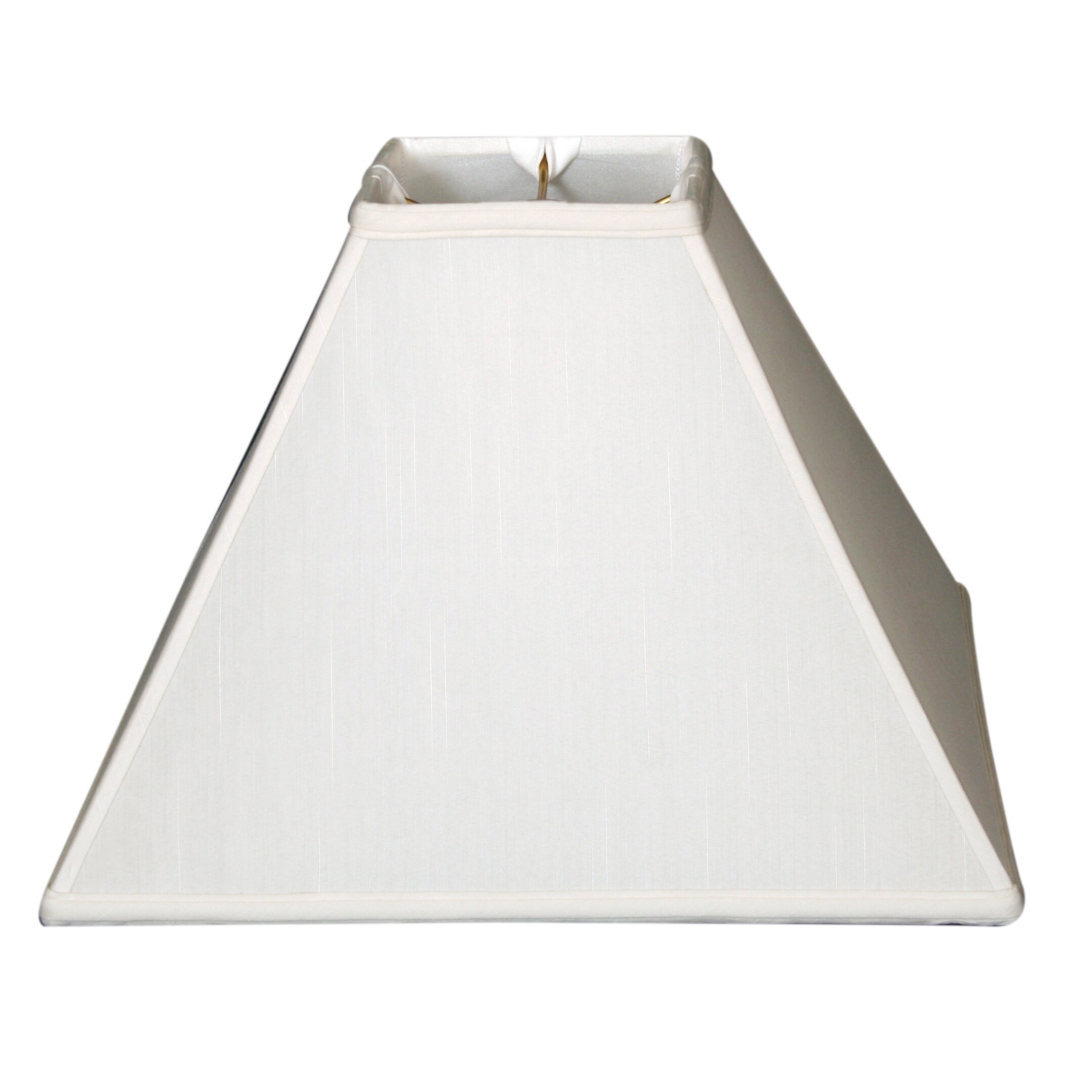 Royal Designs Square Sharp Corner Basic Lamp Shade, Linen White, 6 x 16 ...