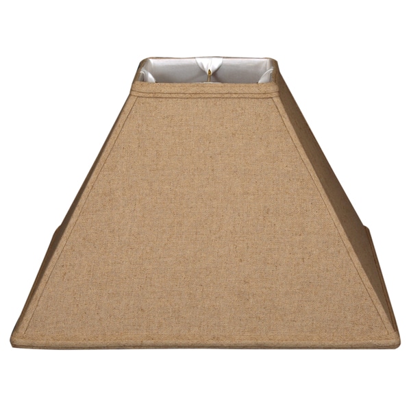 Royal Designs Square Sharp Corner Basic Lamp Shade, Linen Cream, 6 x 18 ...