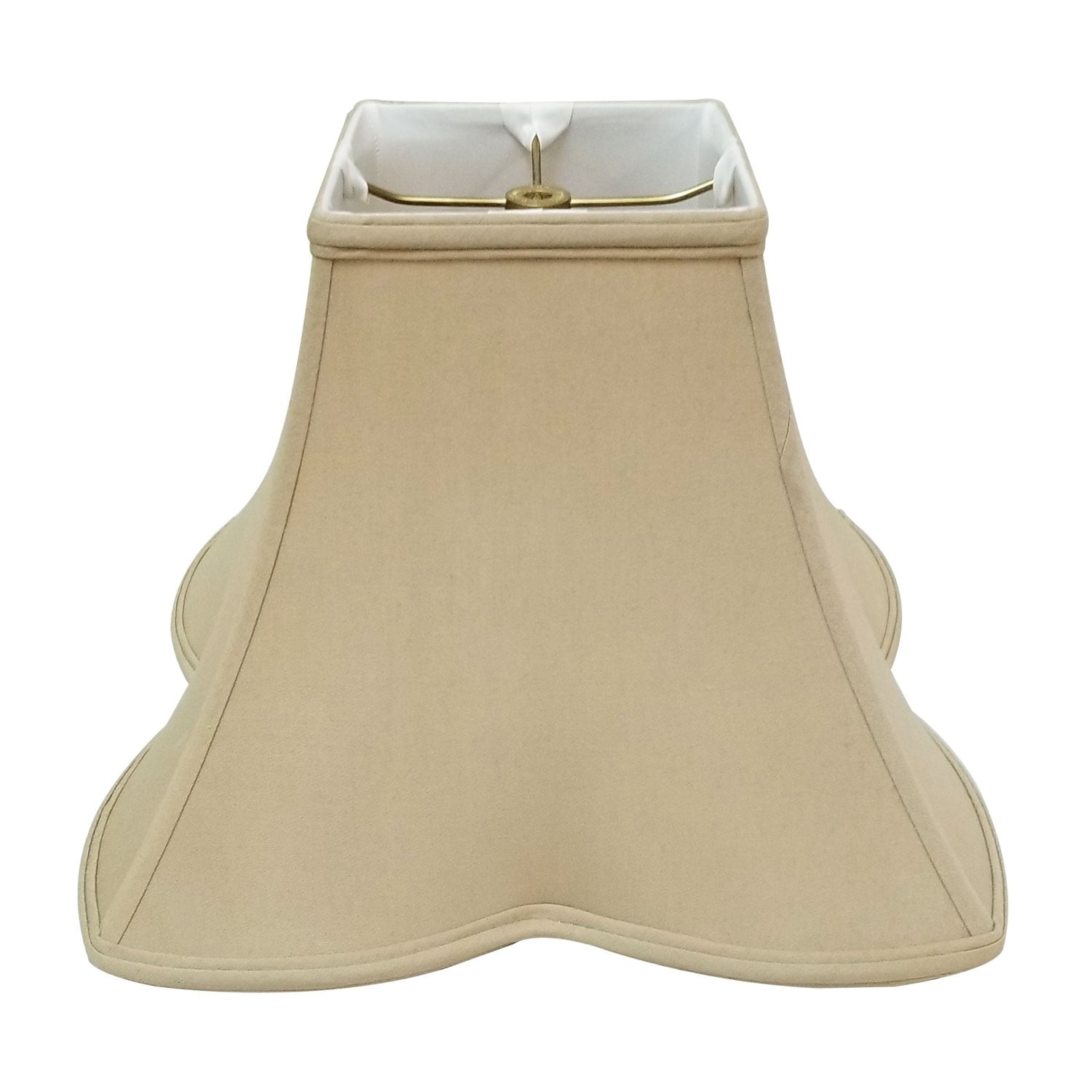 Royal Designs Sharp Corner Fancy Square Basic Lamp Shade, Black, 6 x 14 ...