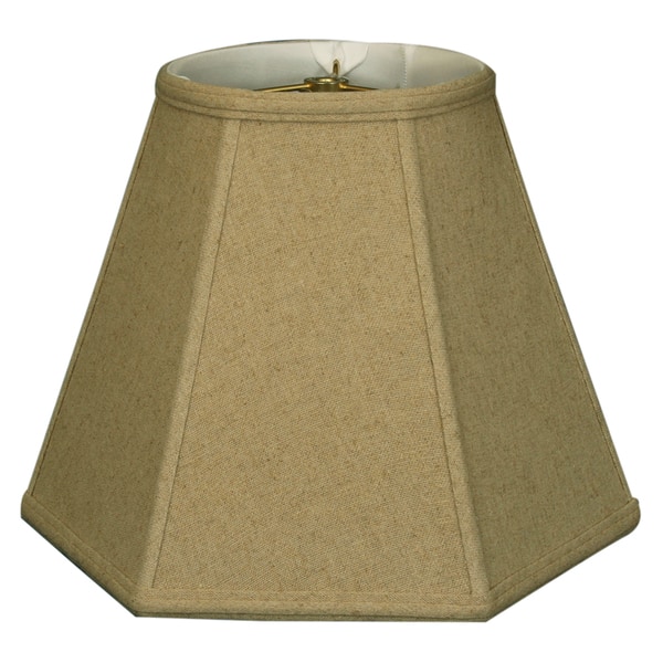 Royal Designs Basic Cream Linen Hexagon Lamp Shade - Bed Bath & Beyond ...