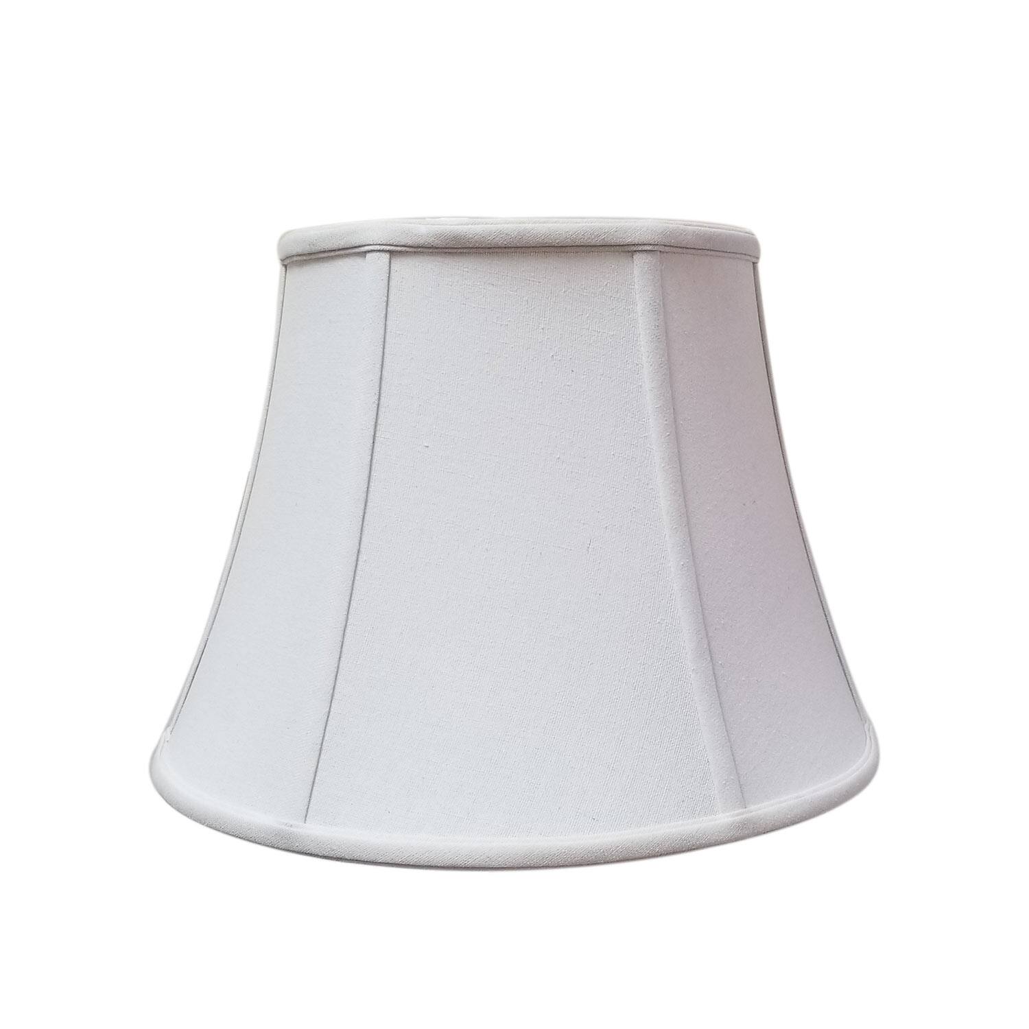 Royal Designs Modified Bell Linen White Lamp Shade, 9 x 14 x 10.5 - Bed ...