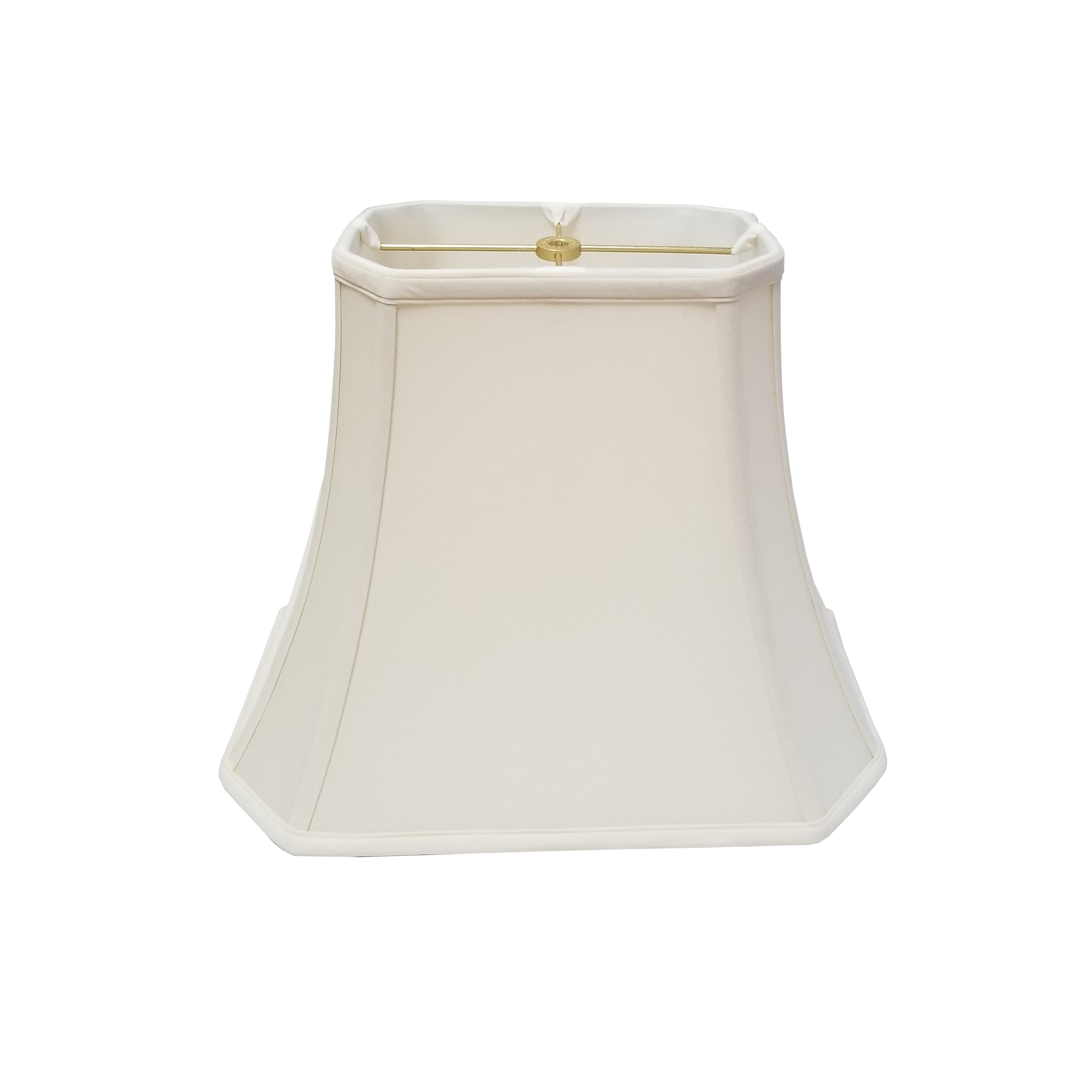 Royal Designs Square Cut Corner Basic Lamp Shade, Linen Cream, 8 x 12 x ...