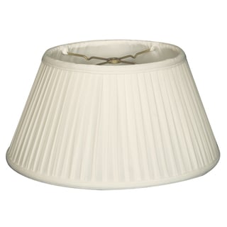 Royal Designs 6-Way / Side Pleat Basic Lamp Shade, White, 8 x 12.5 x 7. ...