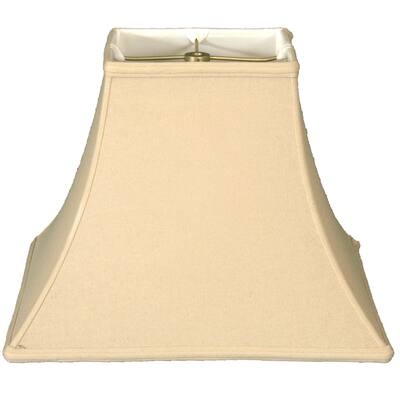 Royal Designs Square Bell Basic Lamp Shade, Linen Beige, 6 x 12 x 10.5 ...