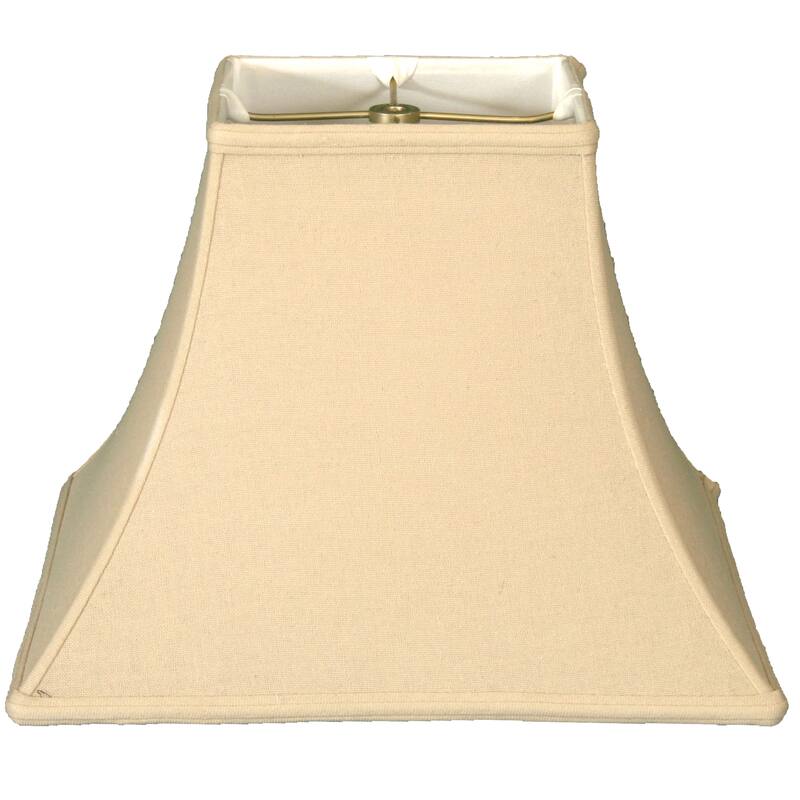 Royal Designs Square Bell Basic Lamp Shade, Linen Beige, 6 x 12 x 10.5 ...