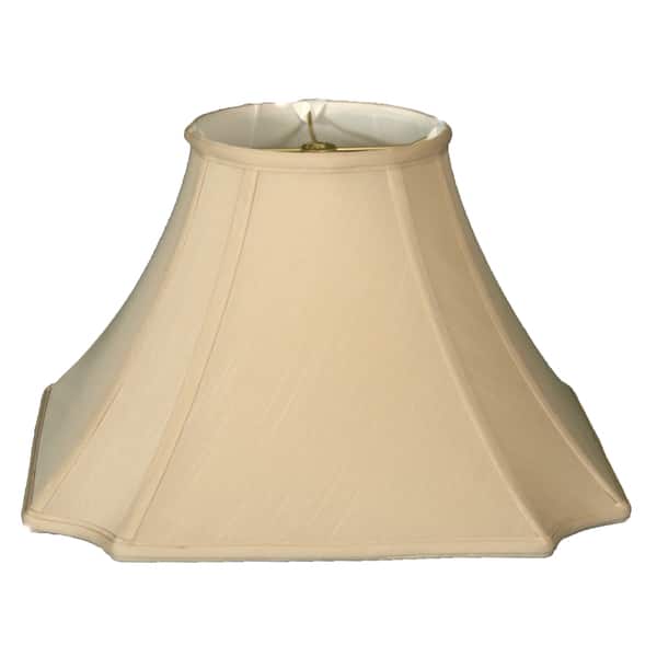 Royal Designs Square Inverted Cut Corner Basic Lamp Shade, Beige, 9 x ...
