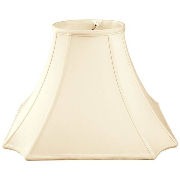 Royal Designs Inverted Corner W Round Top Wall Lamp Shade, Eggshell, 5 ...