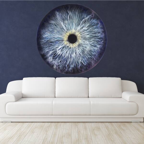 Full Color Big Eye Design Modern Art Full Color Wall Decal Sticker ...