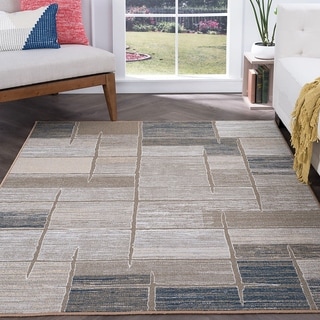 Majolica Modern & Contemporary Geometric Indoor Area Rug - Bed Bath ...