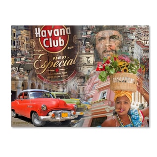 Alberto Lopez 'Havana Club I' Canvas Art - Bed Bath & Beyond - 14989312