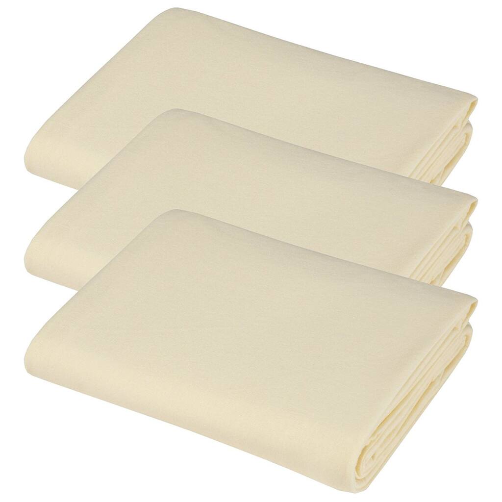 American Baby Company Butter Cream Supreme Jersey Crib Sheet (3 Pack ...