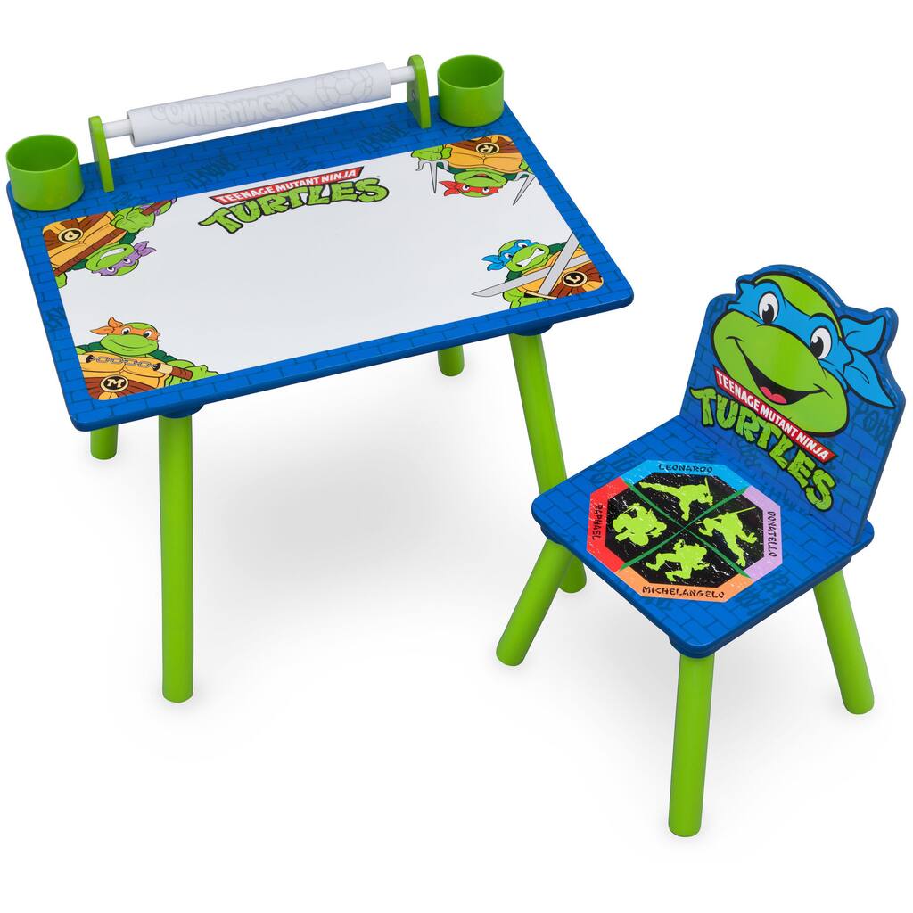 Nickelodeon Teenage Mutant Ninja Turtles Art Desk with Dry-Erase ...