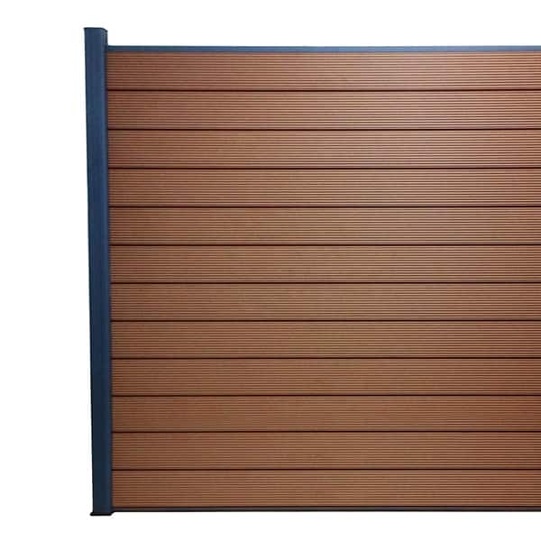 EP Decking Euro Style 6x6 Ft. Composite Privacy Fence Kit - Bed Bath ...