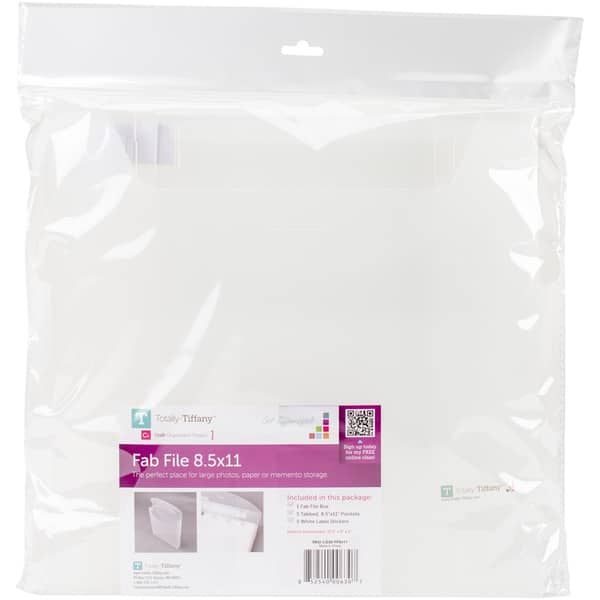 Totally-Tiffany Fab File 8.5"X11" - Bed Bath & Beyond - 15074892
