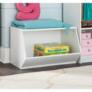 ClosetMaid KidSpace White Stackable Angled Bin - Bed Bath & Beyond ...