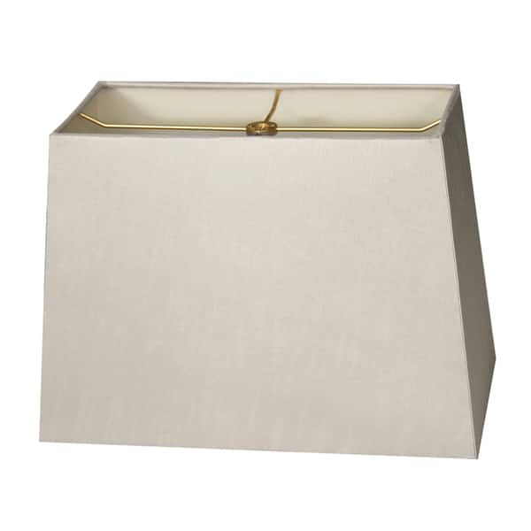 Royal Designs Rectangle Hard Back Lamp Shade, Gray, (8x16) x (10x18) x ...
