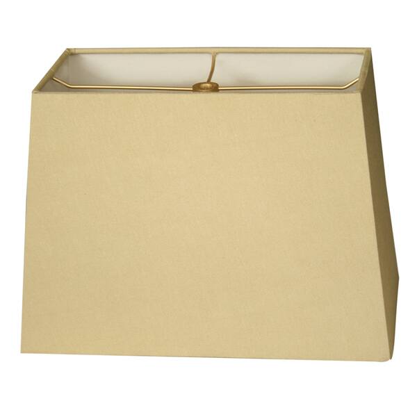 Royal Designs Rectangle Hard Back Lamp Shade, Antique Gold, (7x14) x ...