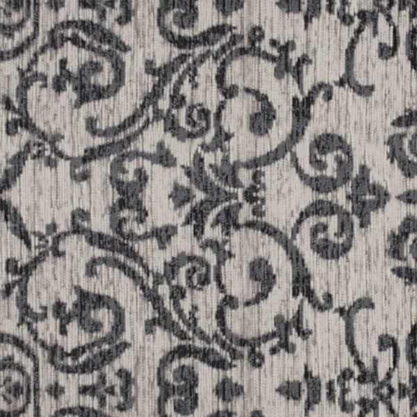 Laura Ashley Halstead Border Gray Jacquard Chenille Textured Accent Rug - 2'2" x 4' - Bed Bath ...
