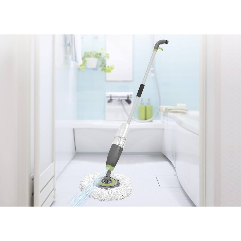 Big Boss Shiwala Spray Mop - White - Overstock - 15126515