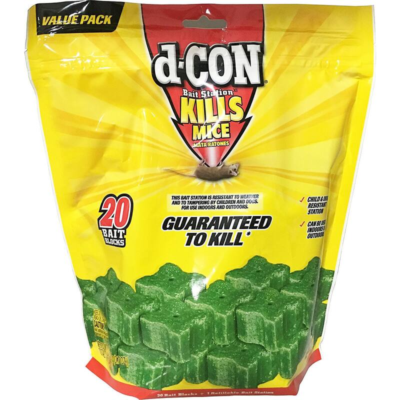 D-con Refillable Bait Stations with 20 Refills - Overstock - 15126640