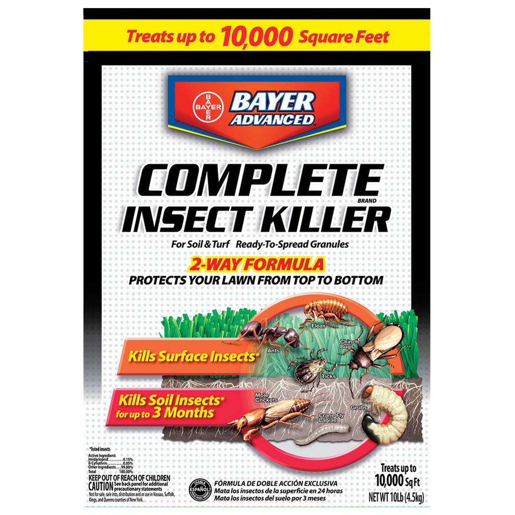 Bayer Advanced Complete Insect Killer for Soil and Turf Granules, 10 ...