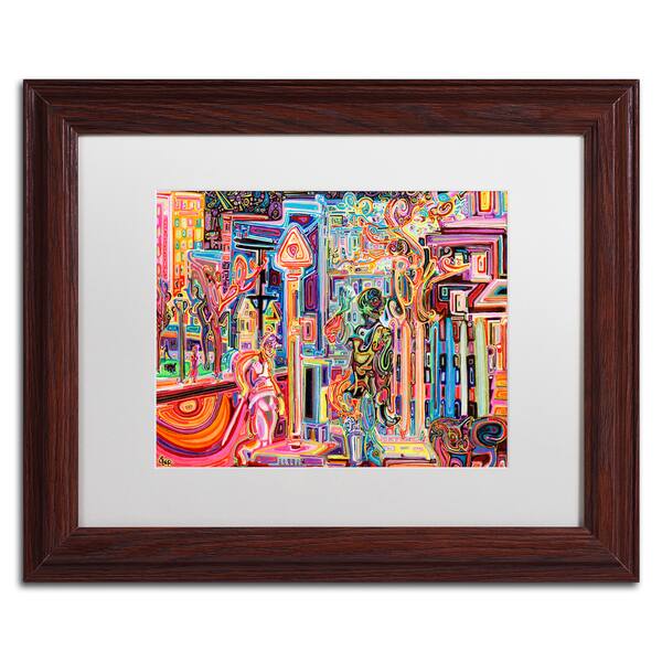 Josh Byer 'The Man Who Was Lighter, Duck, and Snake' Matted Framed Art ...