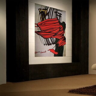 Full Color Abstract Painting Modern Art Full Color Wall Decal Sticker ...