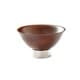 Elegant Wood Bowl KIRU with Modern Nickel Footing - Bed Bath & Beyond ...