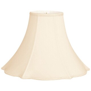 Royal Designs Inverted Scallop Bell Designer Lamp Shade, Eggshell, 7 x ...