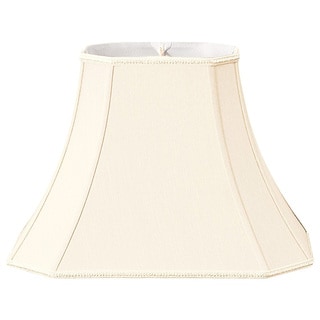 Royal Designs Rectangle Bell Eggshell White Silk Designer Lamp Shade ...