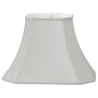 Royal Designs Grey Rectangle Bell Lamp Shade - Bed Bath & Beyond - 15274044