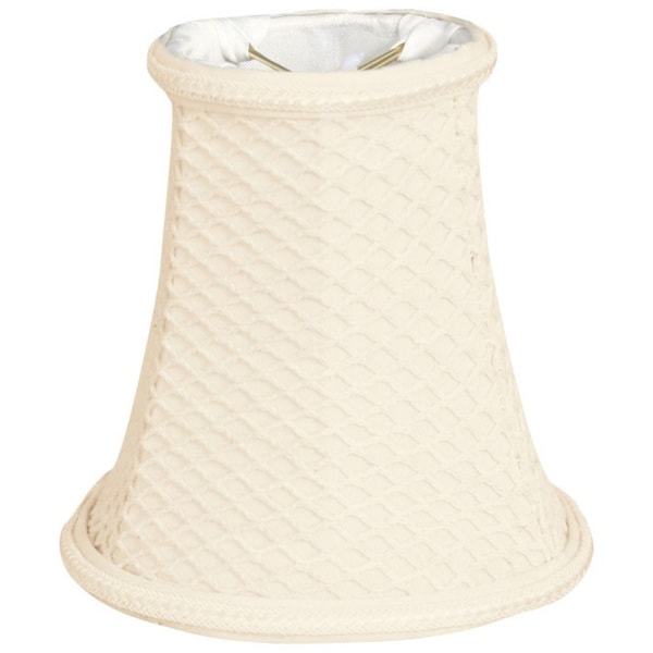 Royal Designs Hexagon Bell Designer Lamp Shade, White, 4 x 10 x 8 - Bed ...
