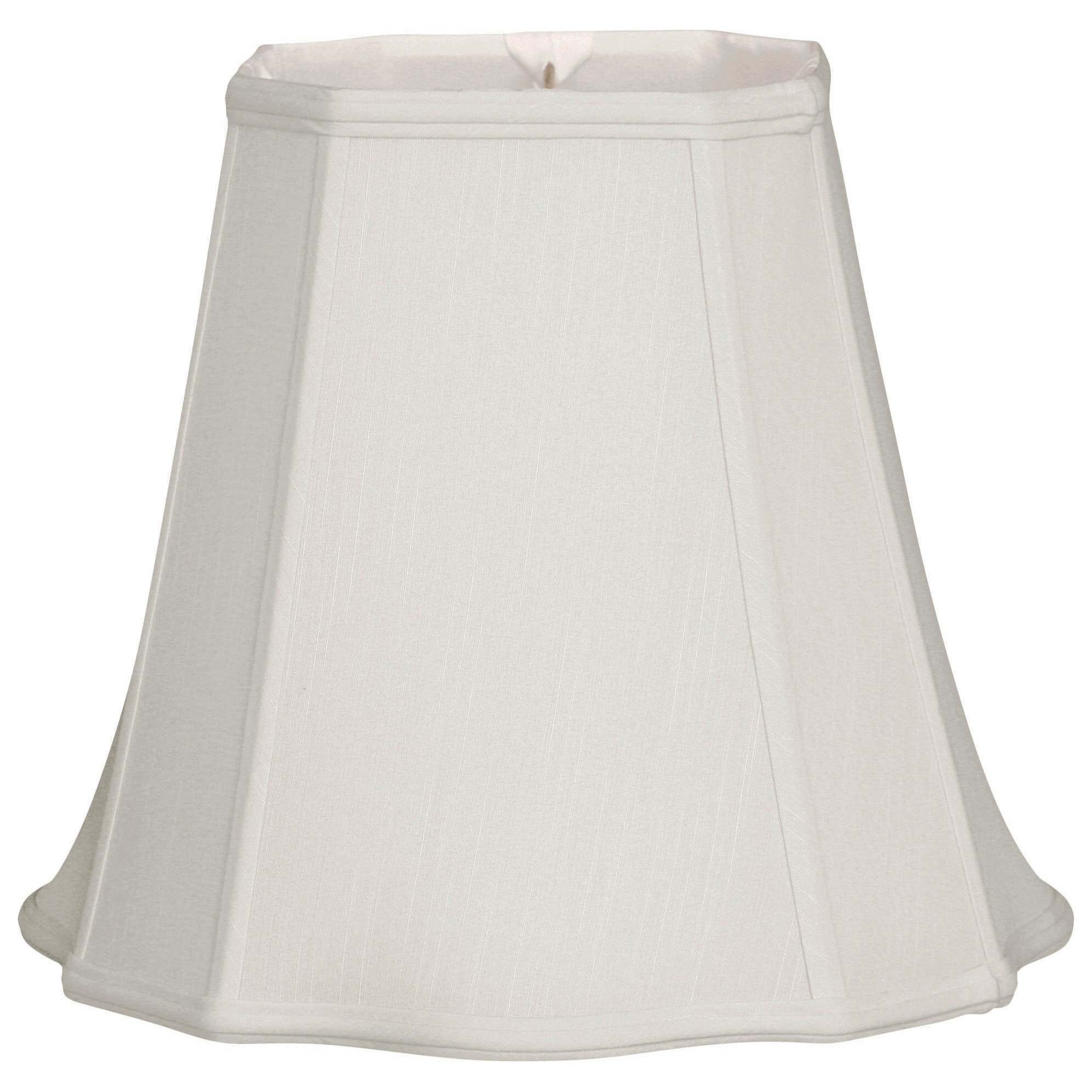 Royal Designs Fancy Square Cut Corner Basic Lamp Shade, Beige, 11 x 17 ...