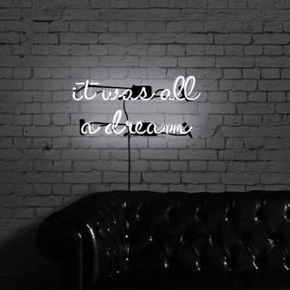 Oliver Gal "It Was All a Dream" Neon Sign -2 pieces - Bed Bath & Beyond ...