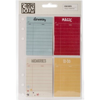 Carpe Diem Say Cheese III Sticky Notes-4 Designs/10 Sheets Each - Bed ...