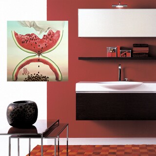 Full Color Abstract Painting Modern Art Full Color Wall Decal Sticker ...