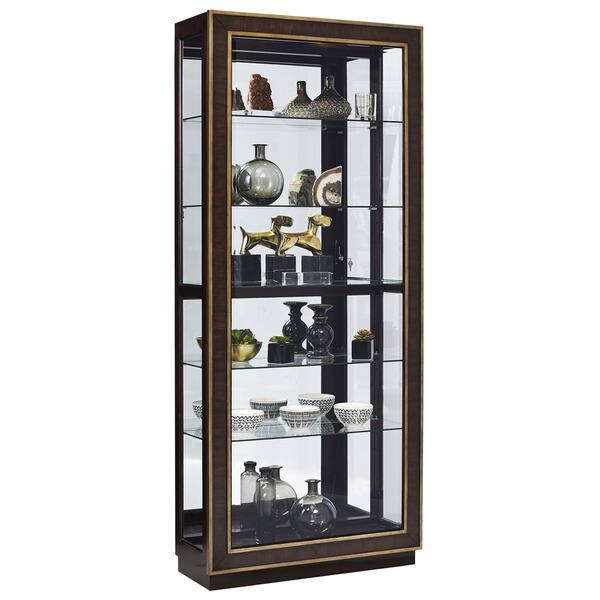 Finley Wood/Glass Sliding Door Curio - Bed Bath & Beyond - 15315772
