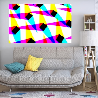 Full Color Graphic Design Abstraction Ornament Full Color Wall Decal ...