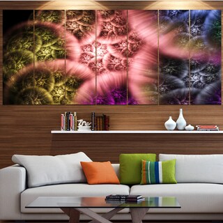 Designart "Biblical Sky with Multi-Color Clouds" Abstract Wall Art ...