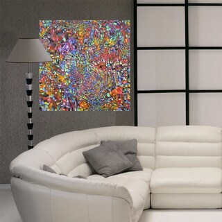 Full Color Bright Painting Modern Art Gallery Full Color Wall Decal ...