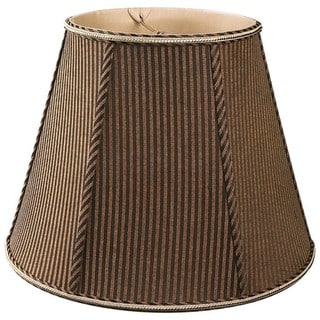 Royal Designs Empire Designer Lamp Shade, Brown/Black 8 x 14 x 11 - Bed ...