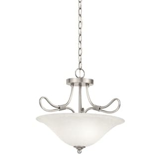 Kichler Lighting Stafford Collection 2-light Antique Pewter Inverted ...