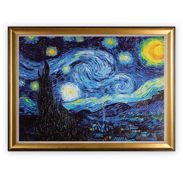 Starry Night - Gold Frame - Bed Bath & Beyond - 15410378