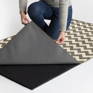 DISCONTINUED - Ruggable Washable Stain Resistant Pet Area Rug Chevron ...