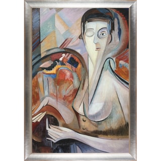 La Pastiche Alice Bailly 'Self Portrait' Hand Painted Framed Oil ...