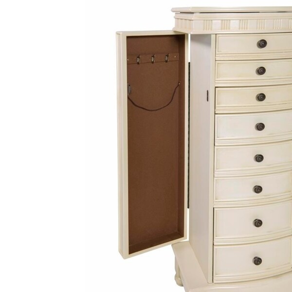 Powell Murphy Cream Jewelry Armoire Bed Bath Beyond 15436949