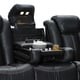Seatcraft Republic Leather Home Theater Seating Power Recline Sofa with ...