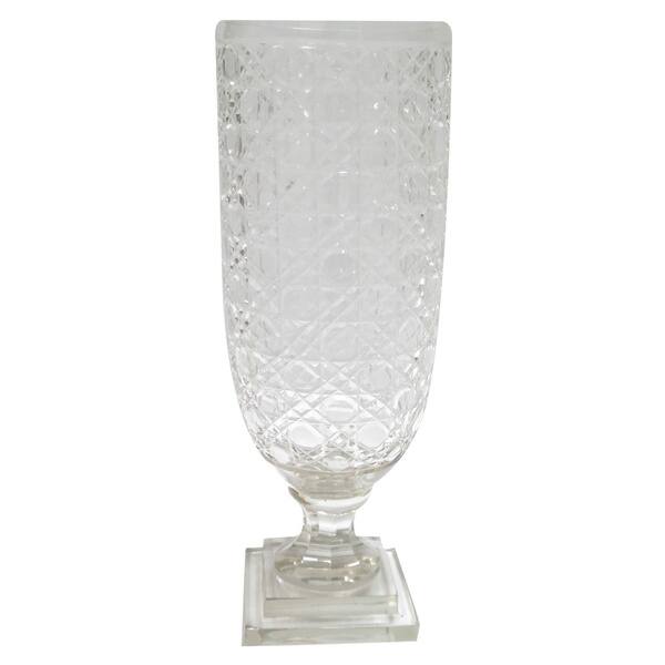 Golden Eagle Clear Glass 15-inch Vase - Bed Bath & Beyond - 15438573